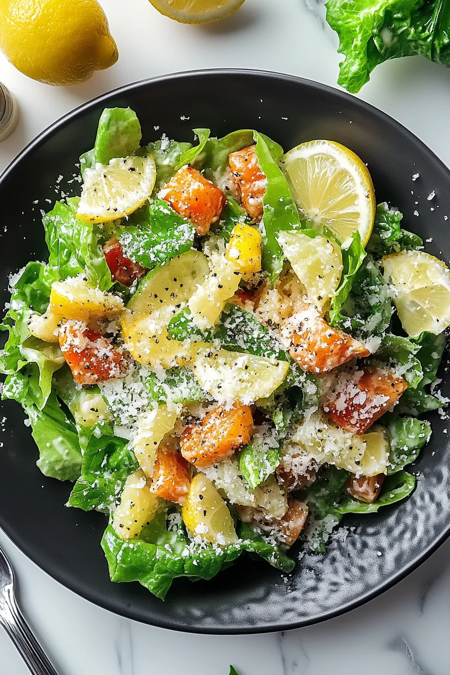 Lemon Parmesan Lettuce Salad – Andrew Taste
