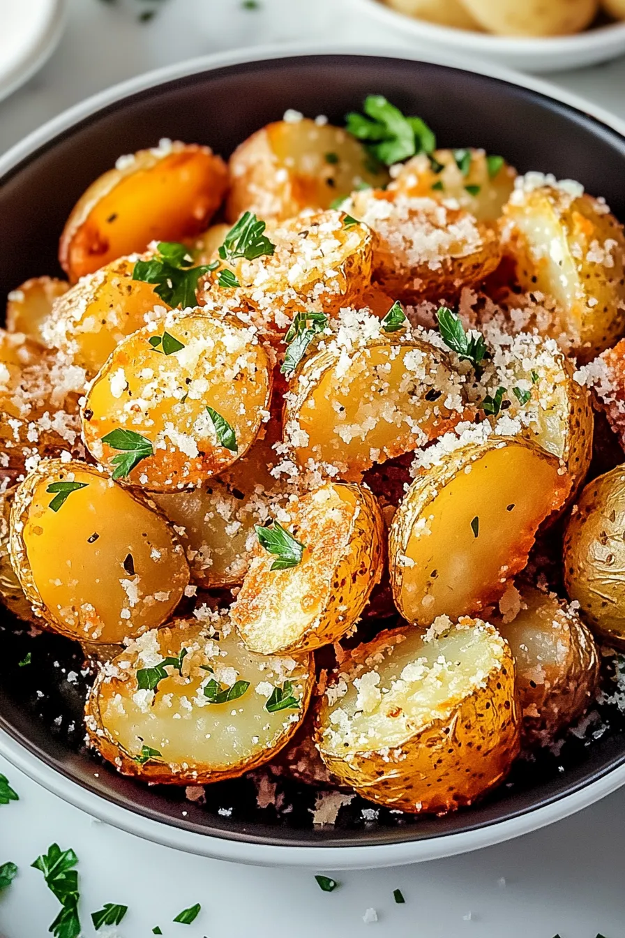 Crispy Air Fried Parmesan Potatoes – Andrew Taste