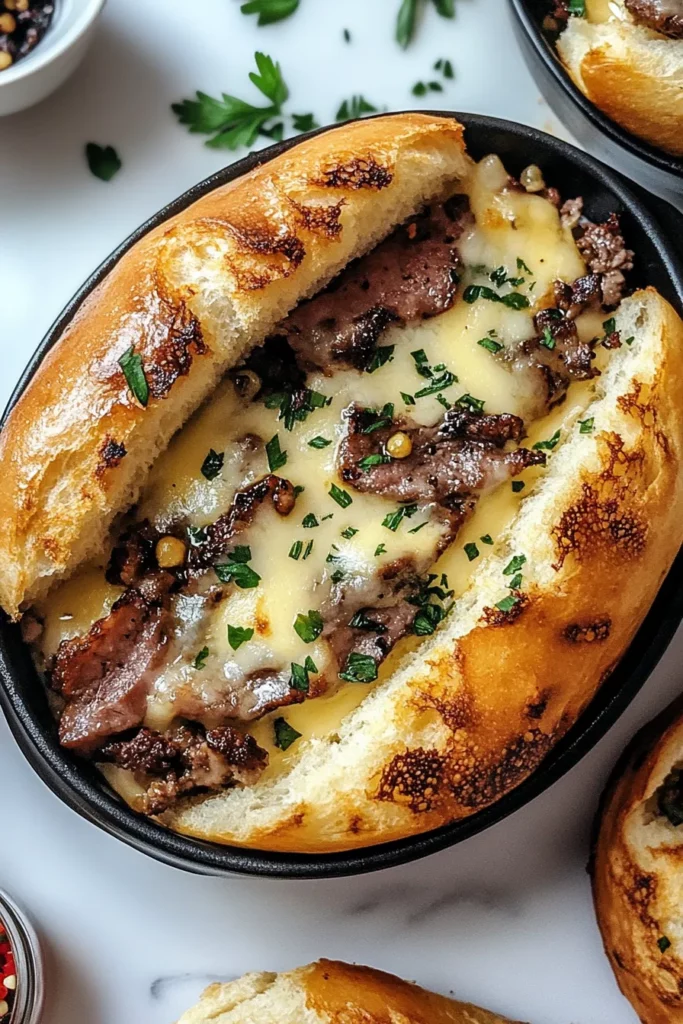 Philly Cheesesteak Meets Garlic Bread Magic – Andrew Taste