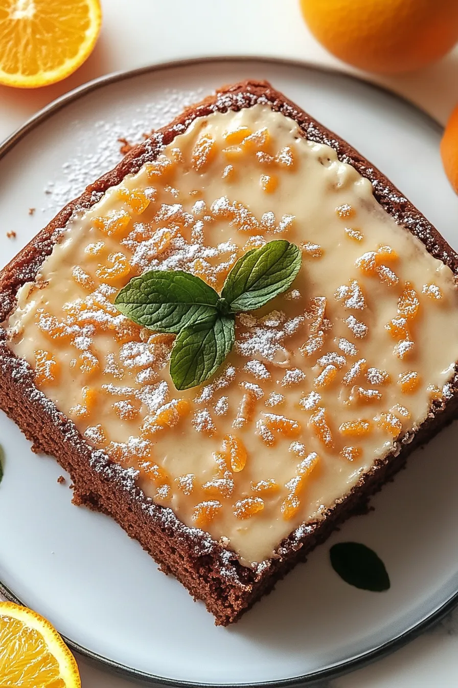 Moist Orange Sheet Cake – Andrew Taste