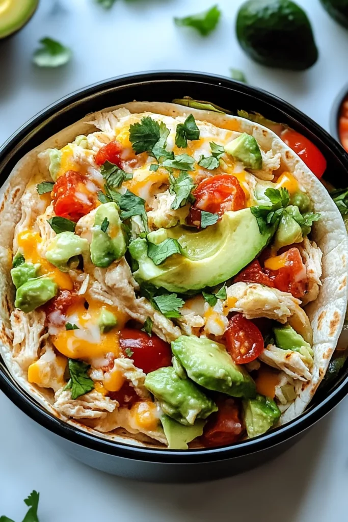 Chicken Avocado Ranch Burritos – Andrew Taste