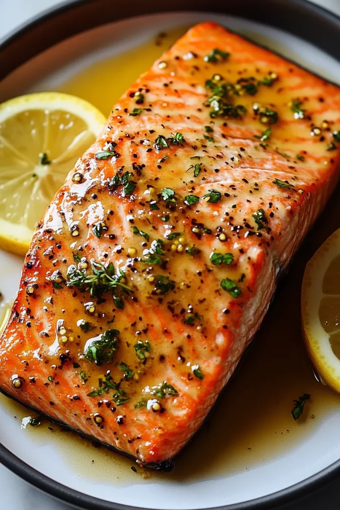 Honey Mustard Baked Salmon – Andrew Taste