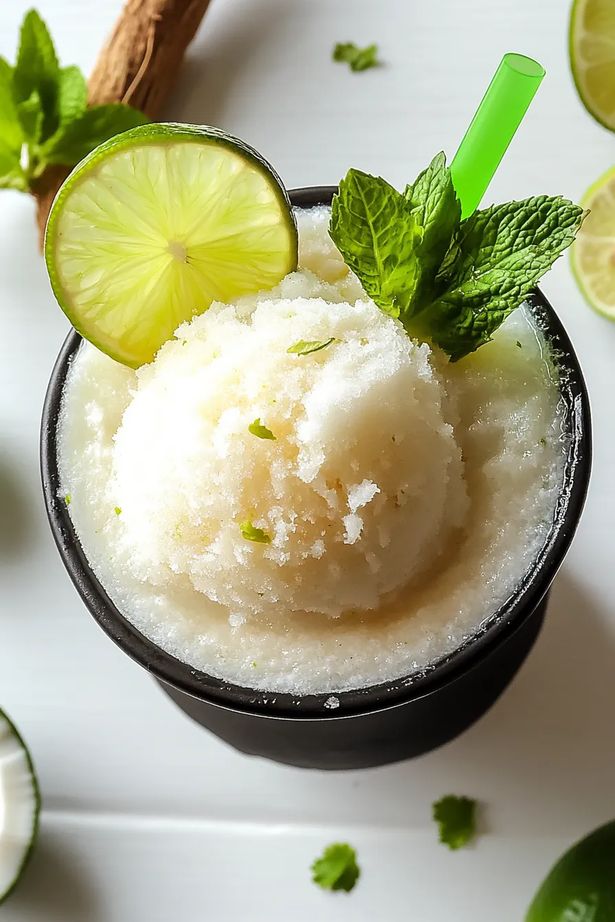 Frozen Limonada de Coco Colombian Lime and Coconut Drink – Andrew Taste