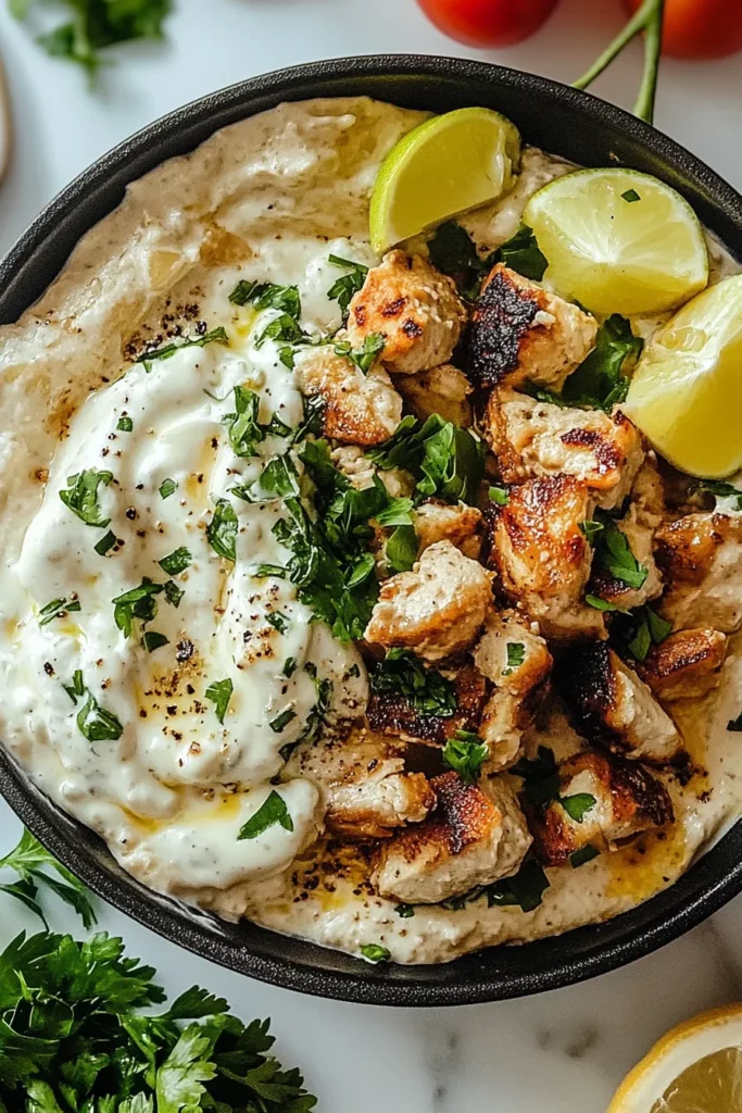 Chicken Shawarma with Creamy Garlic Sauce – Andrew Taste