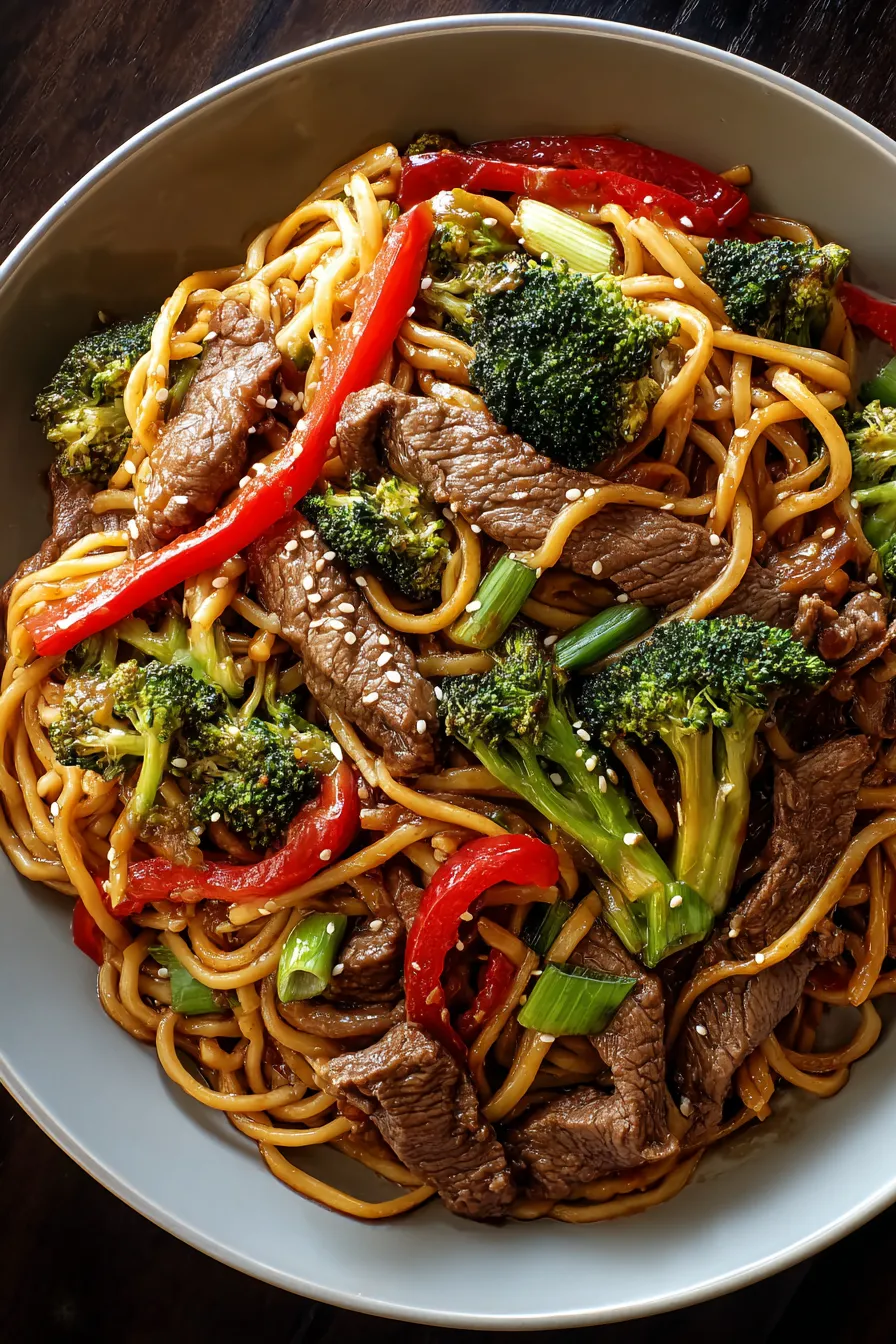 Beef and Broccoli Lo Mein – Andrew Taste