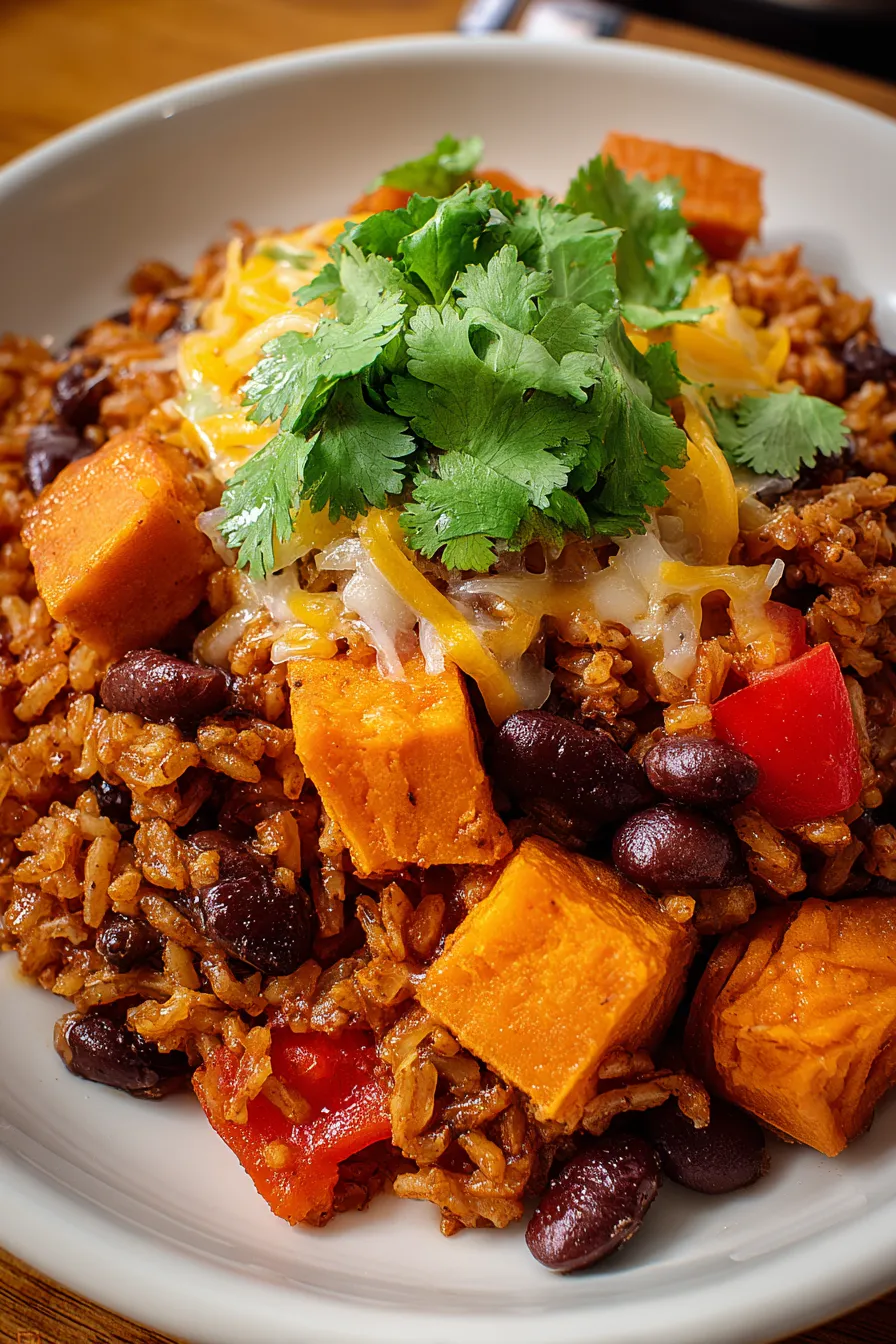 Rice and Bean Casserole with Sweet Potatoes – Andrew Taste
