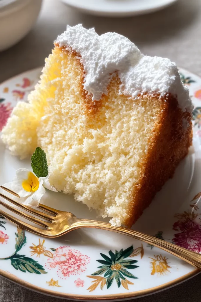 Light and Fluffy Vanilla Cloud Cake – Andrew Taste