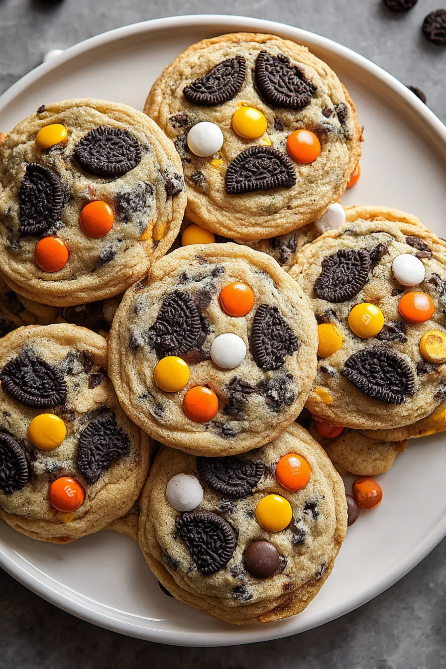 Halloween Oreo Chocolate Chip Cookies – Andrew Taste
