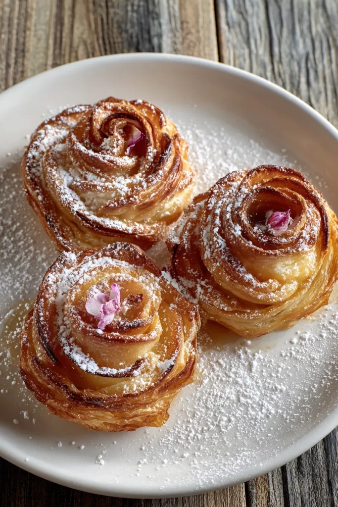 Apple Rose Pastry Blooms – Andrew Taste