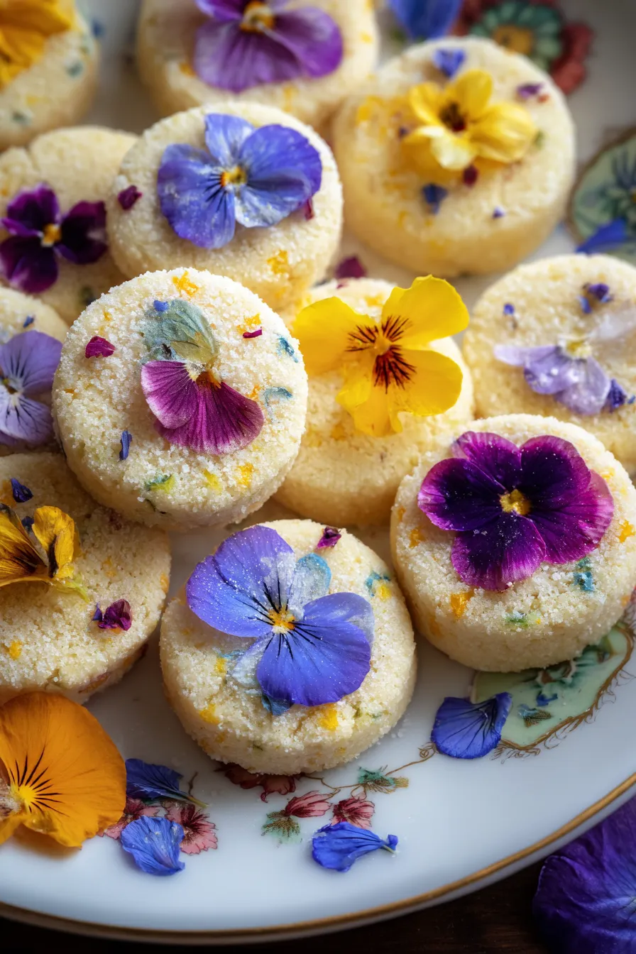 Spring Flower Shortbread Cookies – Andrew Taste