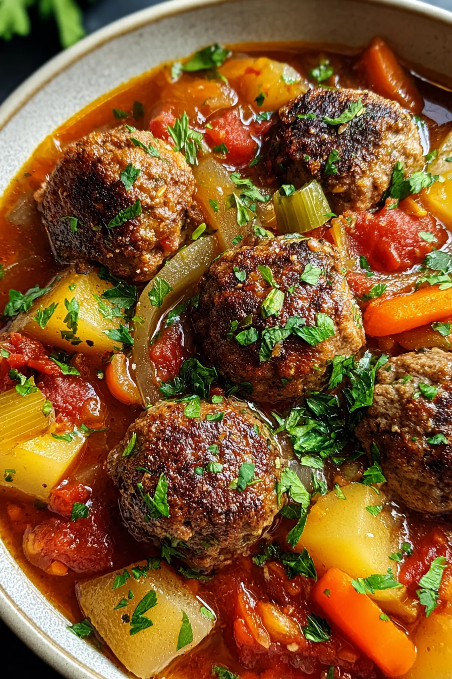 One-Pot Meatball Stew – Andrew Taste