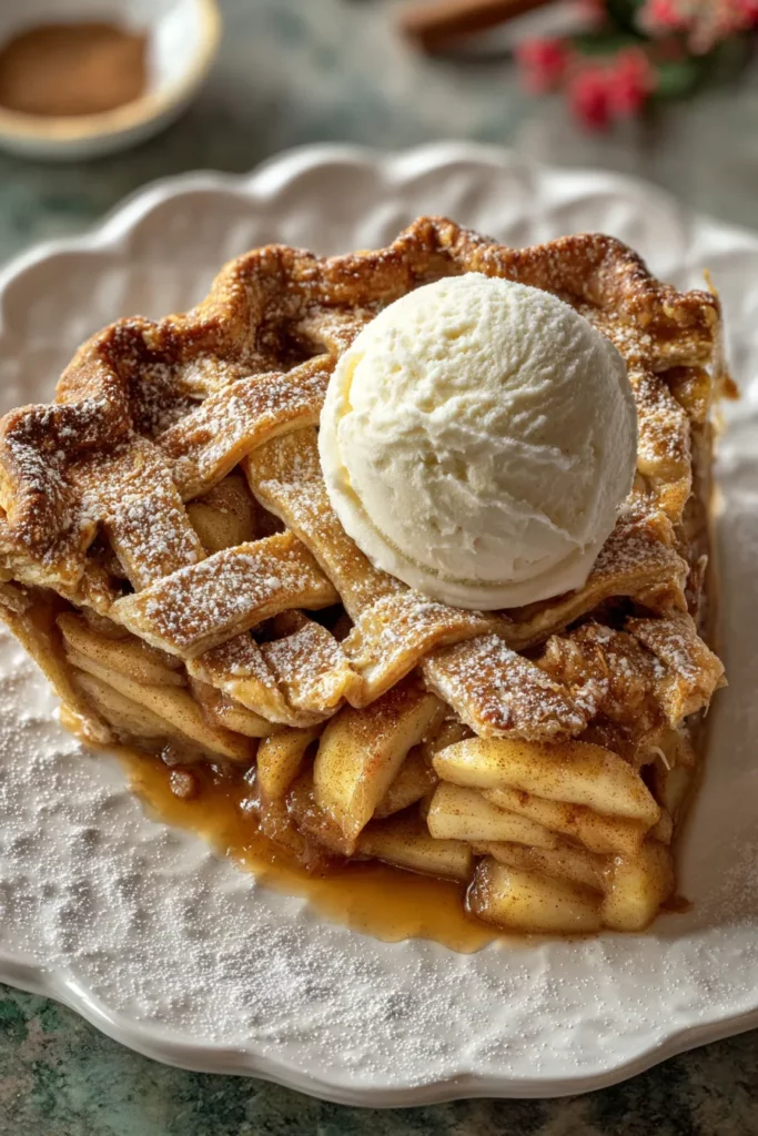 Cinnamon Apple Pie à la Mode – Andrew Taste