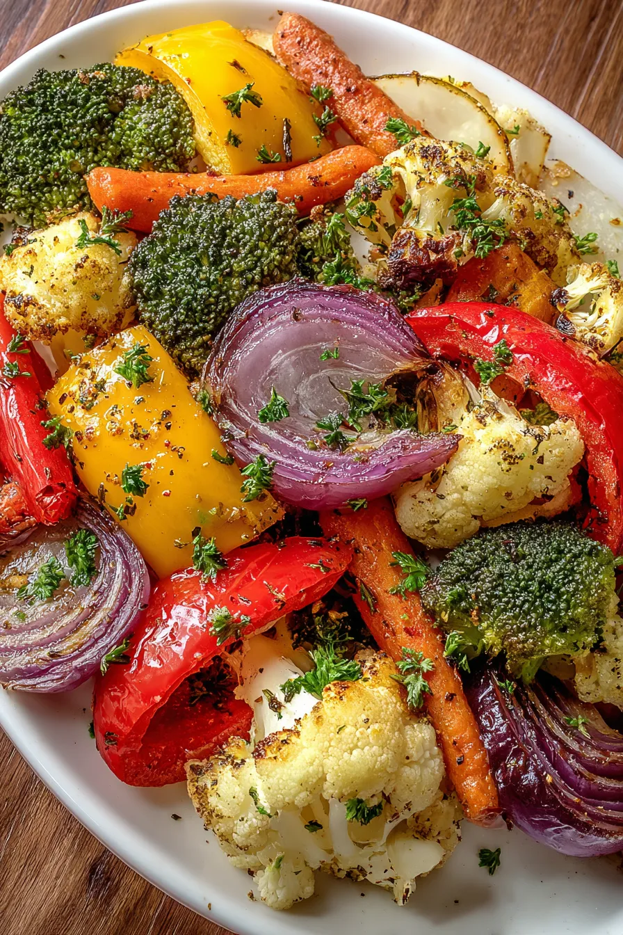 Garlic Roasted Vegetables – Andrew Taste