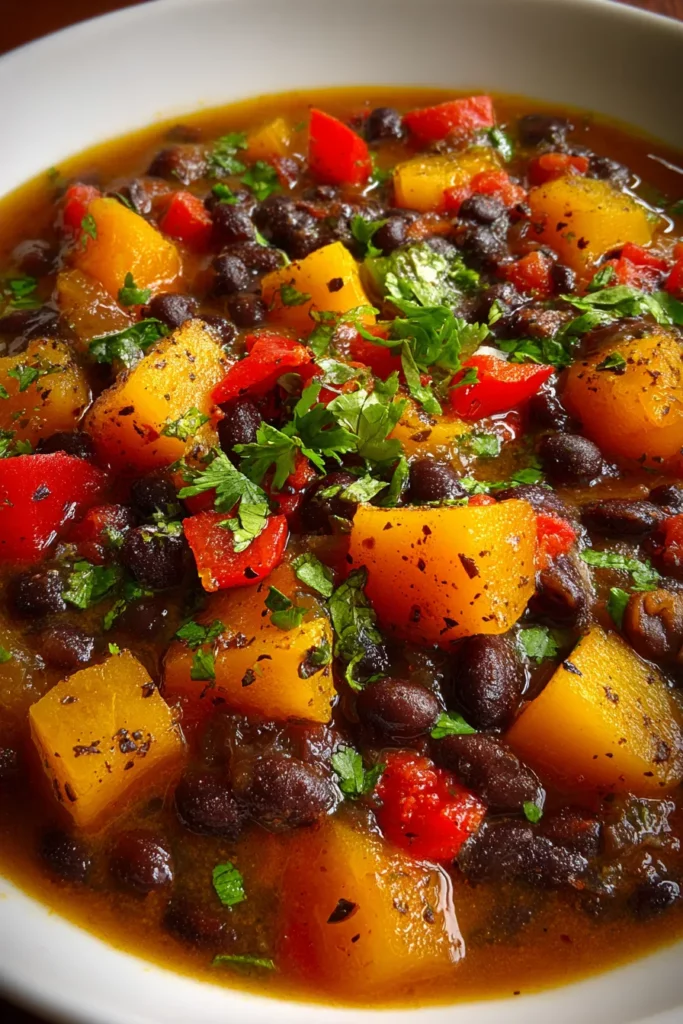 Black Bean Butternut Squash Stew – Andrew Taste