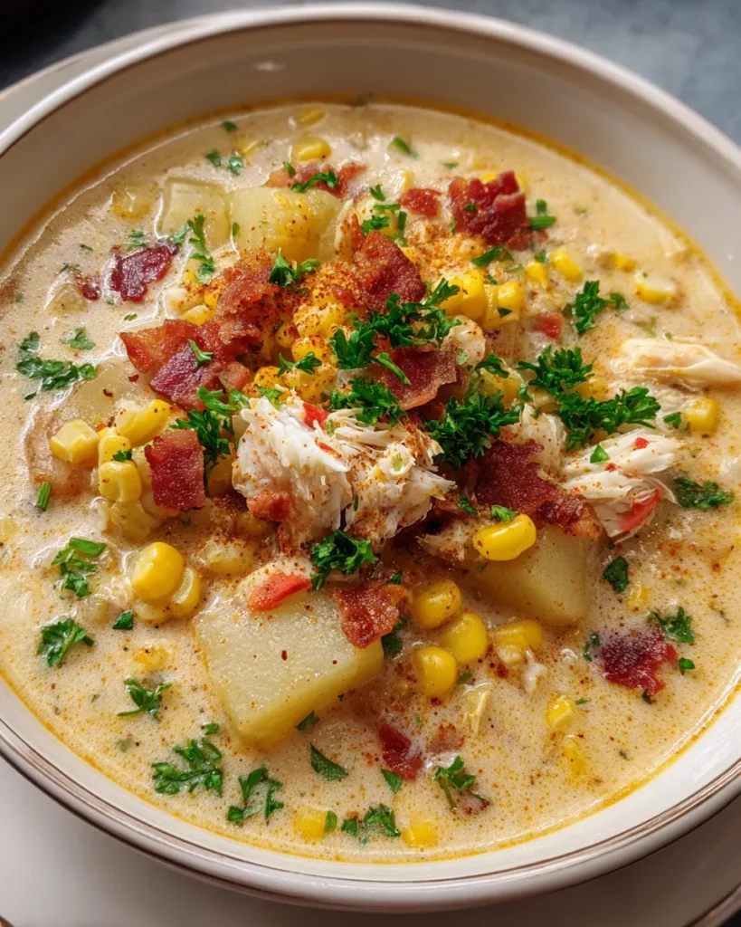 Crab & Corn Chowder – Andrew Taste