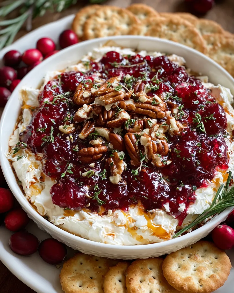 Baked Cranberry Cream Cheese Dip – Andrew Taste
