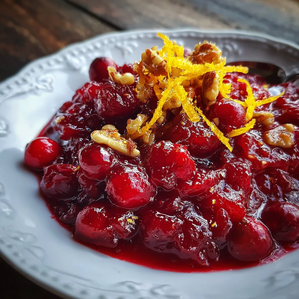 Tangy Homemade Cranberry Sauce with Zesty Orange Infusion – Andrew Taste