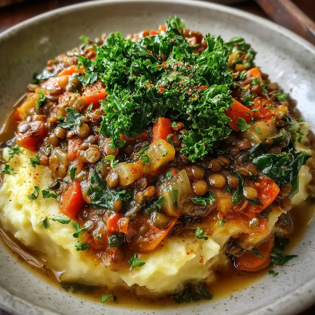 Hearty Lentil Stew with Creamy Mashed Potatoes – Andrew Taste