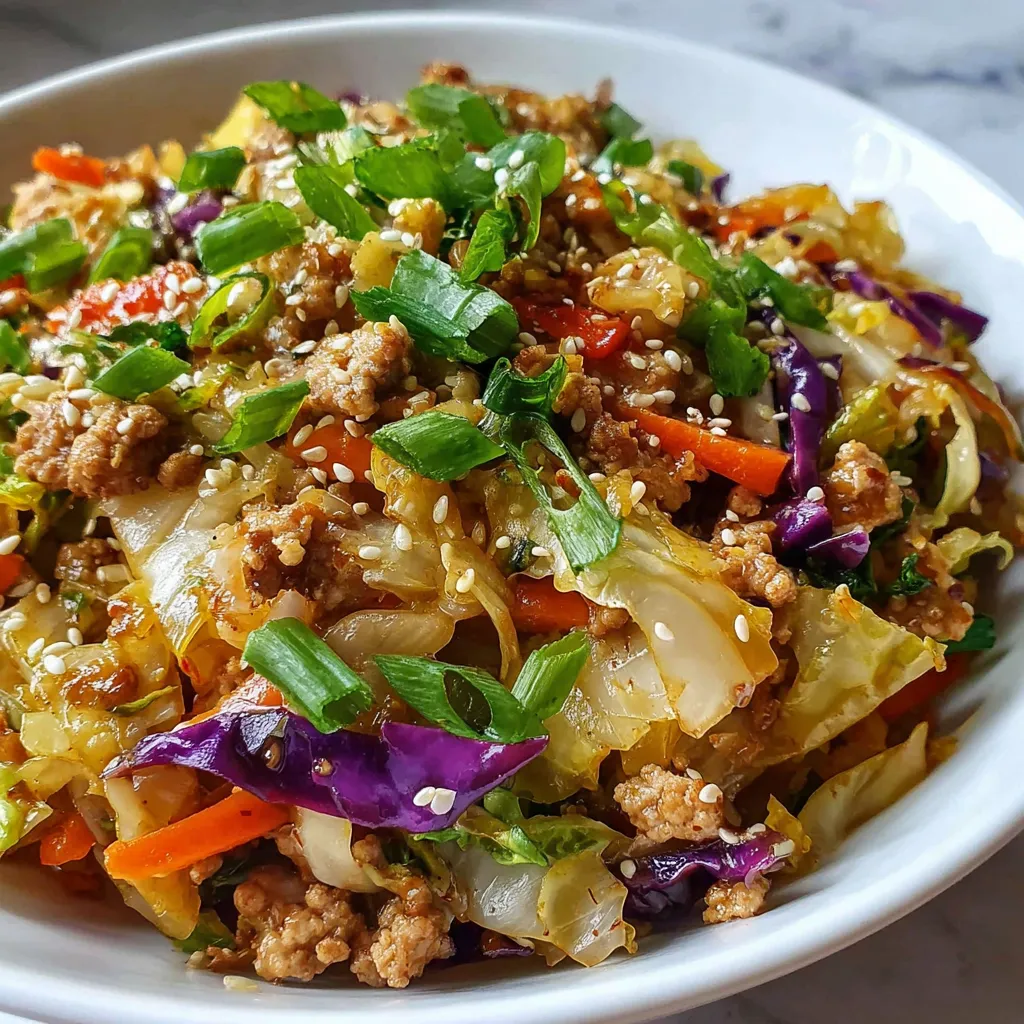 Egg Roll Bowls with Chicken and Cabbage – Andrew Taste