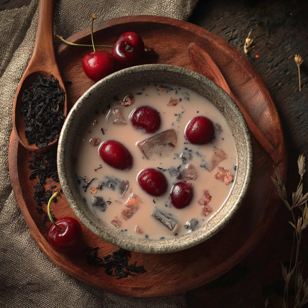 Cherry Earl Grey Milk Tea – Andrew Taste