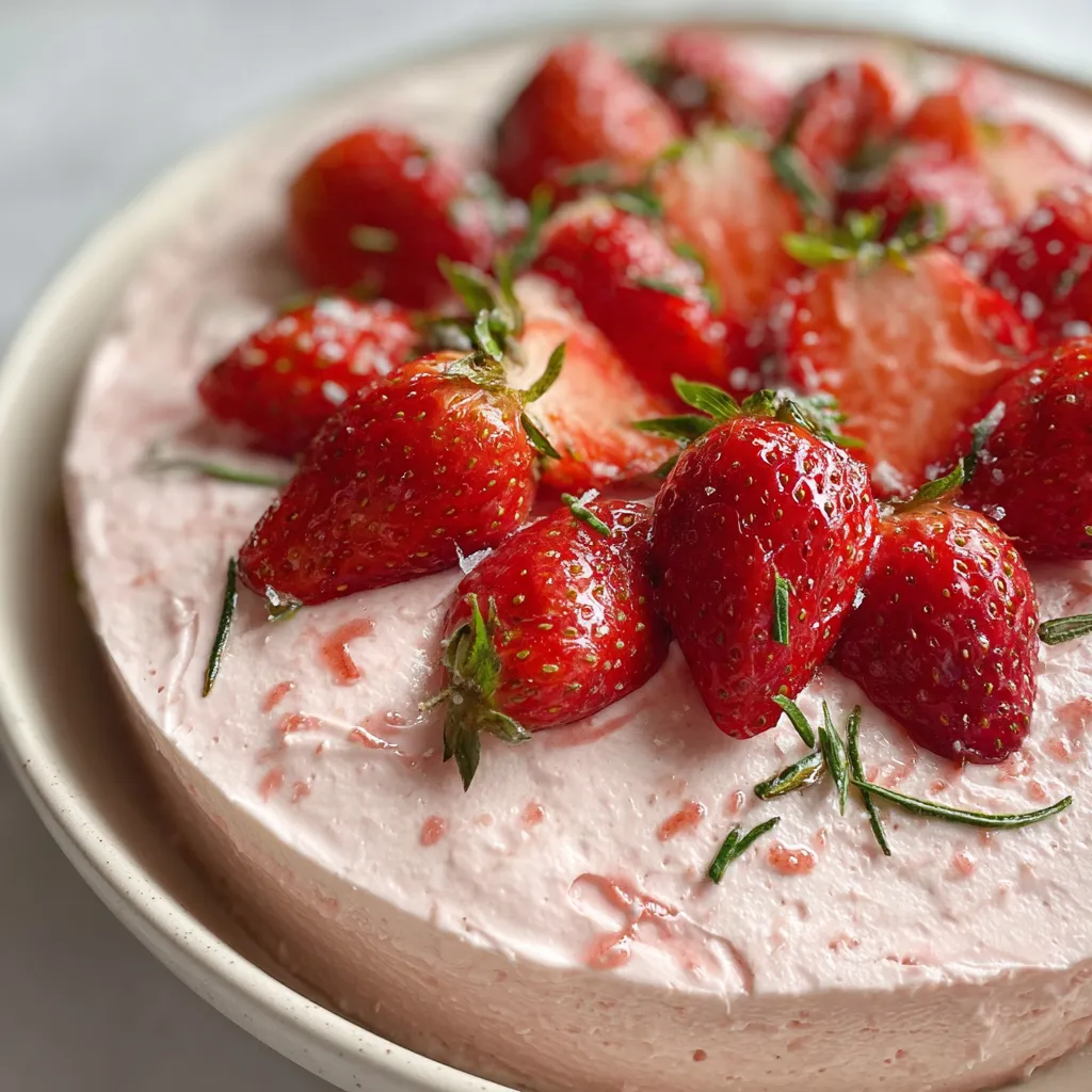 Strawberry Mousse Cake Filling – Andrew Taste