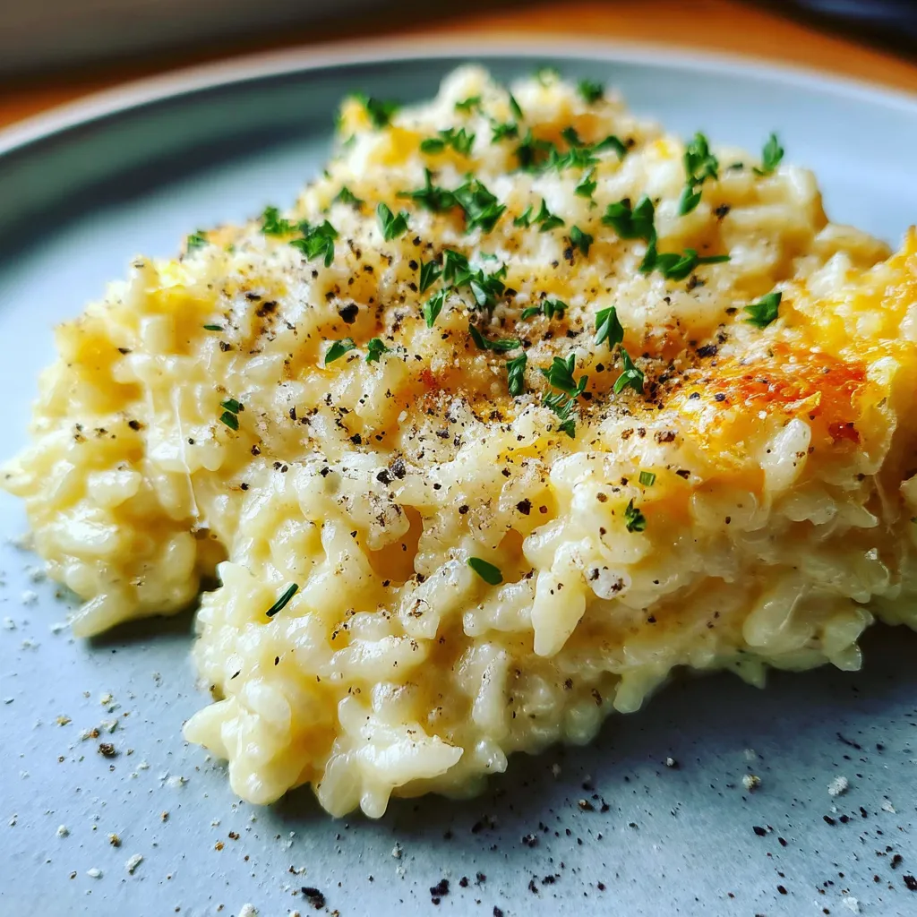 Creamy Baked Rice – Andrew Taste