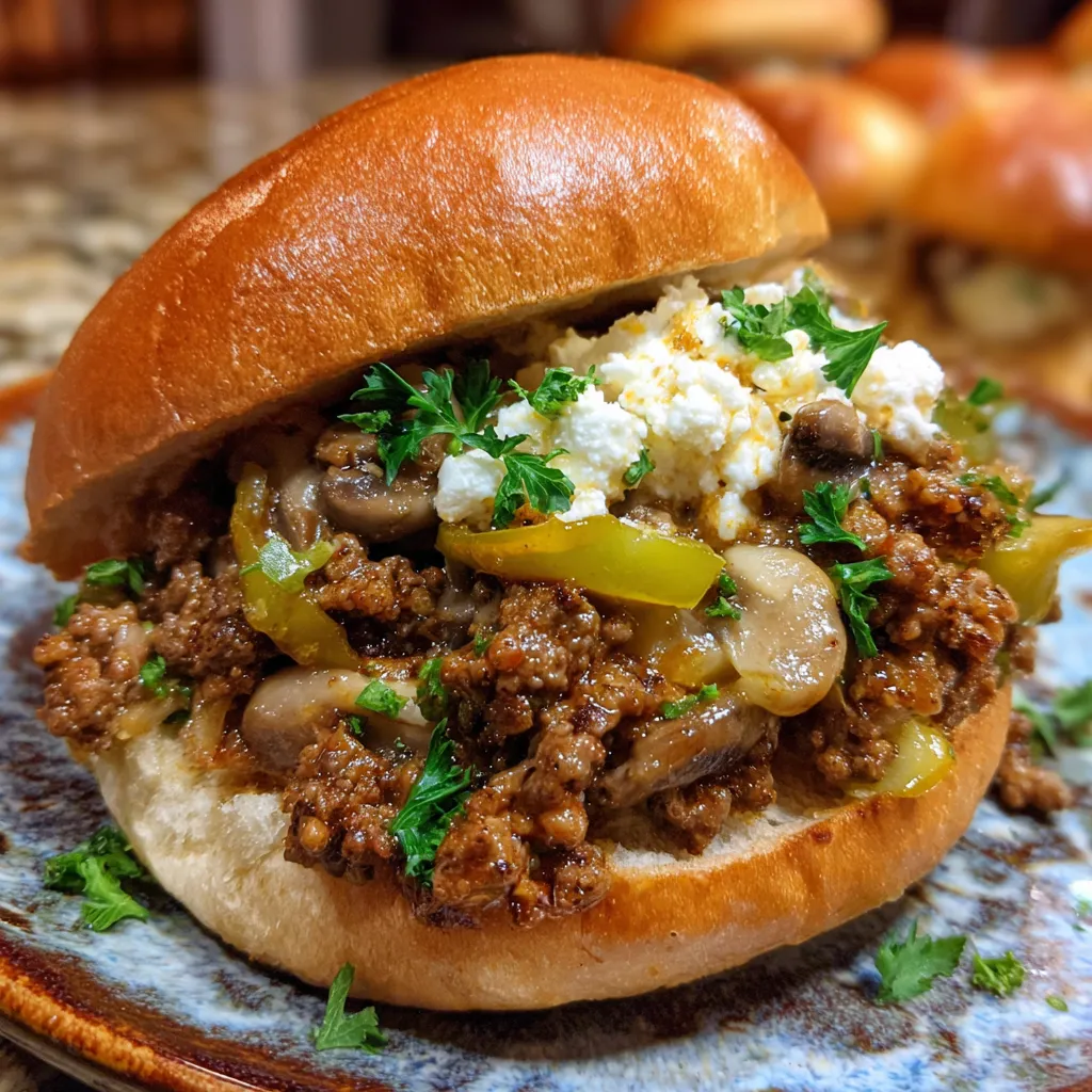 Philly Cheesesteak Sloppy Joes Ava-Style – Andrew Taste