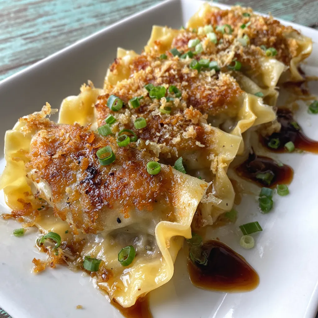Crispy Baked Asian Dumpling Lasagna – Andrew Taste