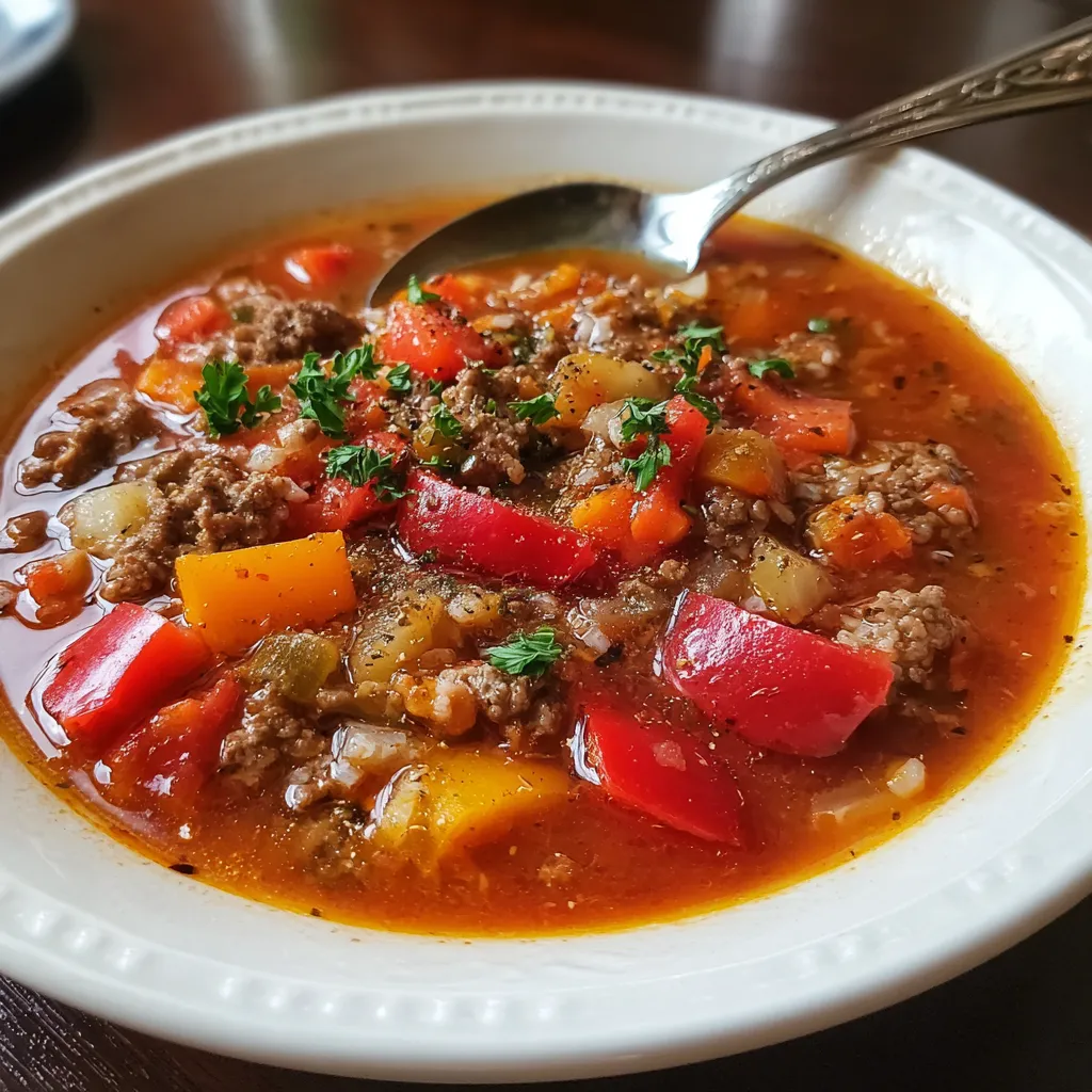 Stuffed Pepper Soup – Andrew Taste
