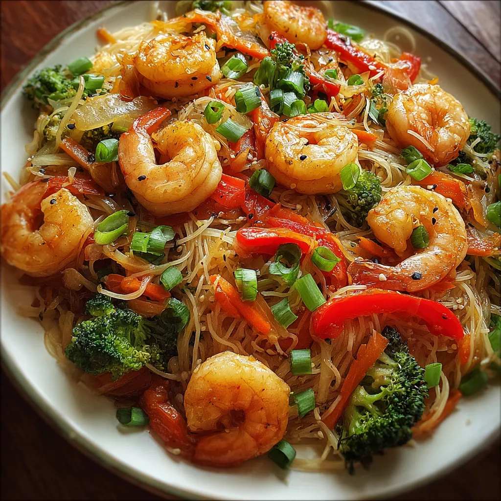 Shrimp Stir Fry with Noodles – Andrew Taste